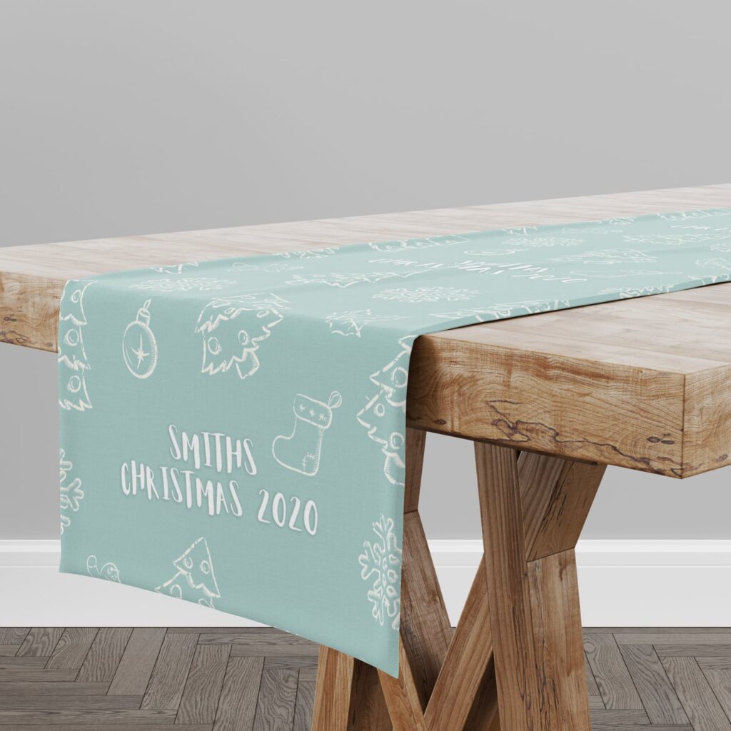 Personalised Custom Festive Table Runners Printing
